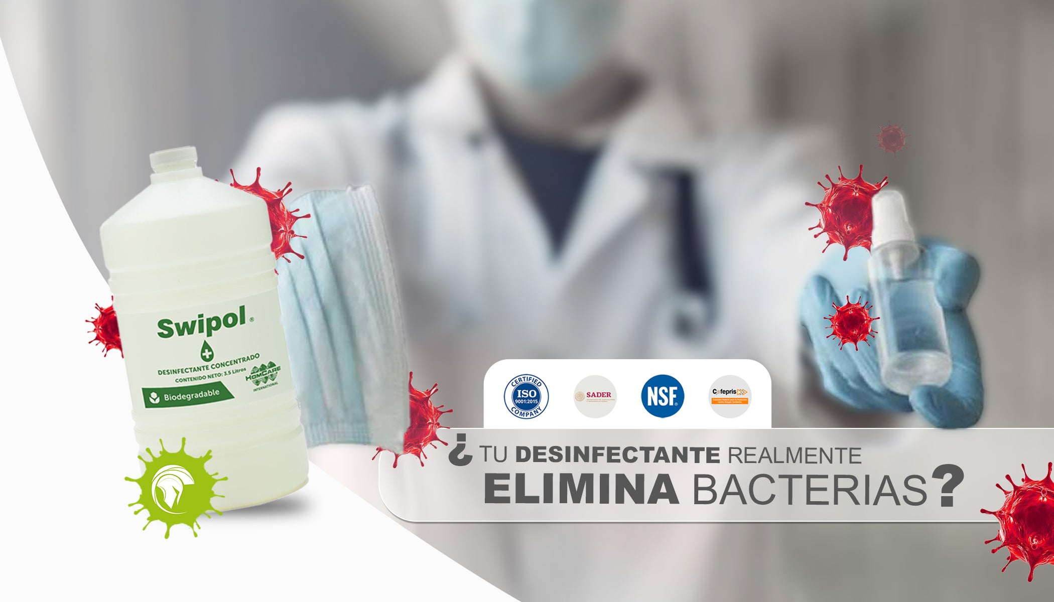 Cómo saber si tu desinfectante germicida funciona | ECOTROPA