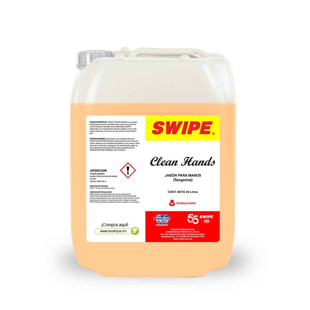 Jabon para manos - Clean Hands SWIPE® | Ecotropa