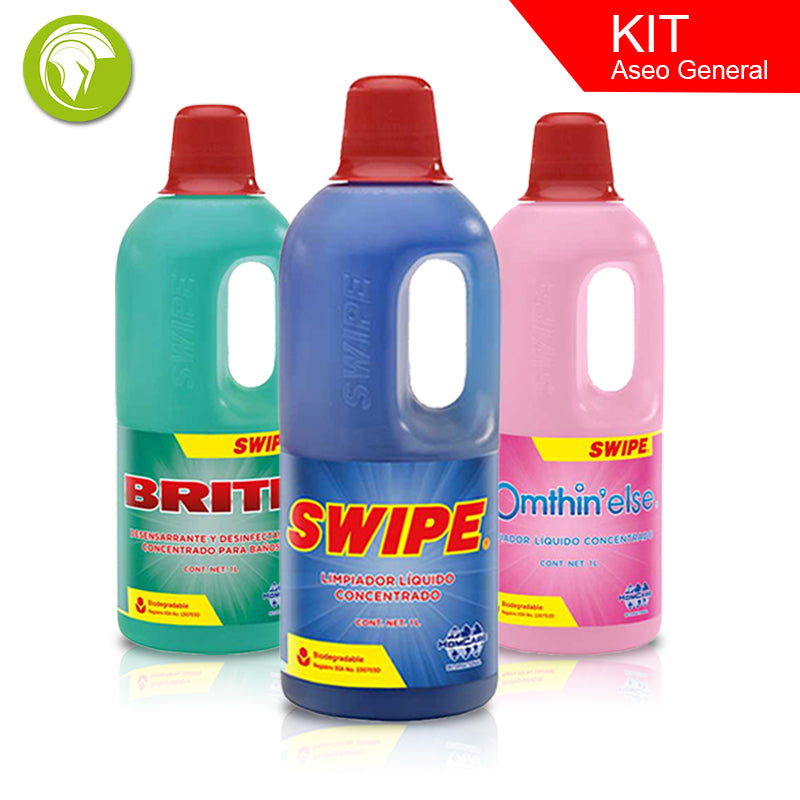 Kit de aseo general de casa | Productos SWIPE® | Ecotropa